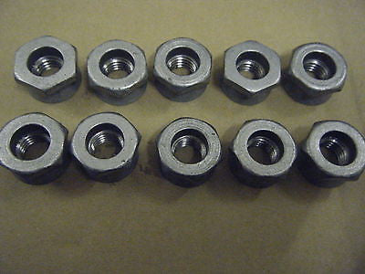 STEEL PALISADE M10 SNAP OFF PERMACONE SECURITY SHEAR NUTS FENCING GALV ...